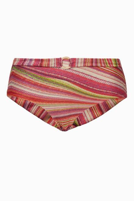 Shop Frankies Bikinis Pink X Hailee Steinfeld Jenna Bikini Bottoms In