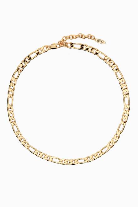 Shop Crystal Haze Gold Icon Chain Necklace in 18kt Gold Plating for ...